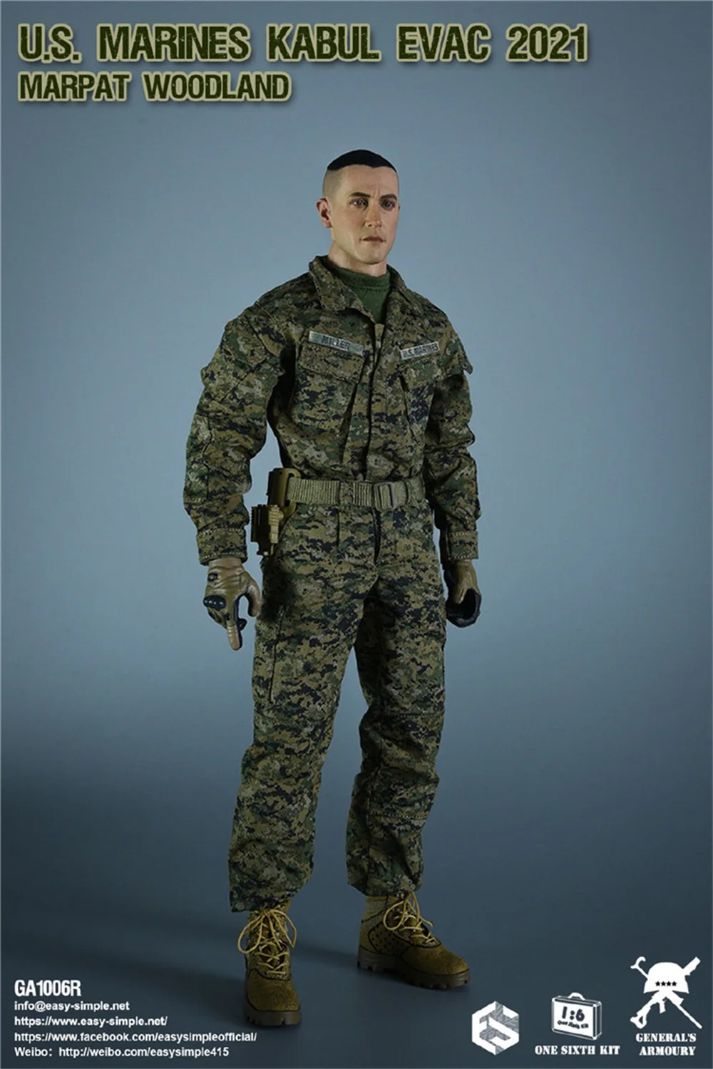 EASY-SIMPLE-ES-GA1006R-1-6-U-S-Marines-Kabul-Evac-Evac-2021-Marpat ...