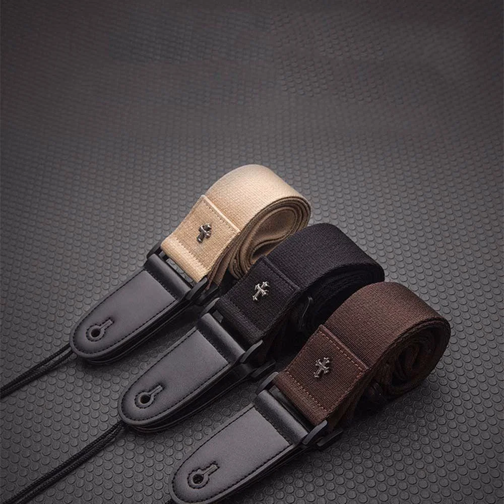 Simple-Guitar-Strap-Acoustic-Folk-Guitar-Belt-Straps-Vintage-Cross ...