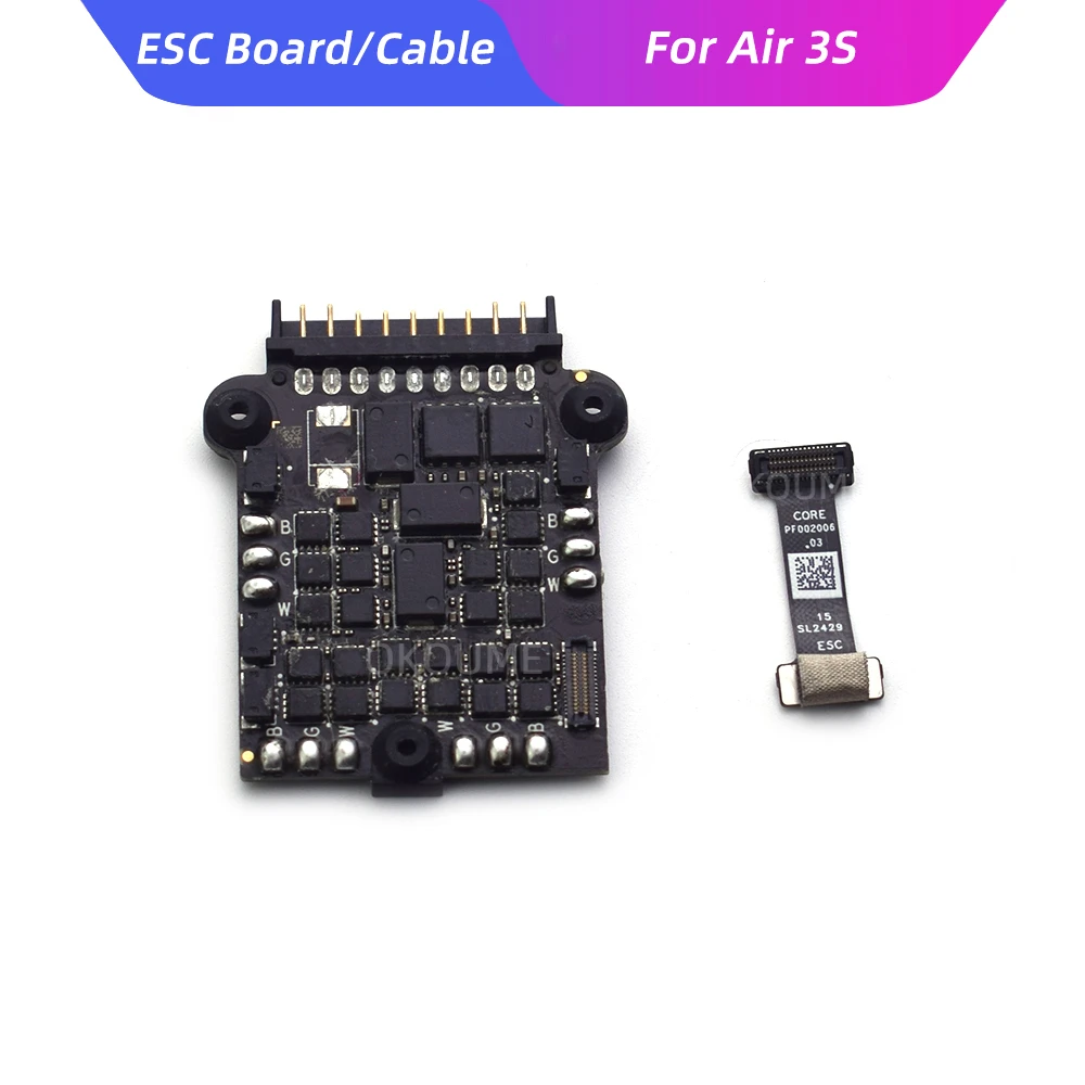 Original ESC Board For DJI Air 3S Drone Parts Flexible ESC Cable Flat ...