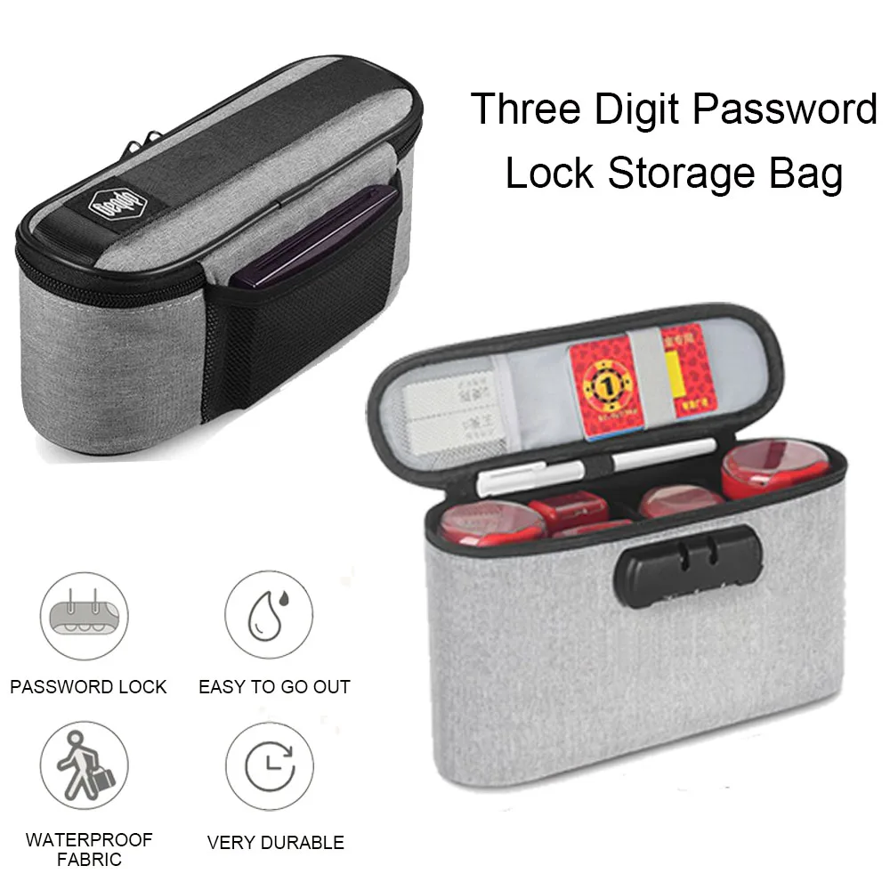 Waterproof-Document-Password-Bag-3-Digit-Password-Lock-Safe-Box-Card ...
