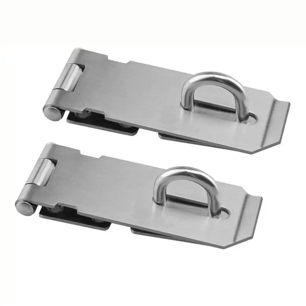 Stainless-Steel-Padlock-Hasp-Door-Clasp-Lock-90-Degree-Right-Angle-Shed ...