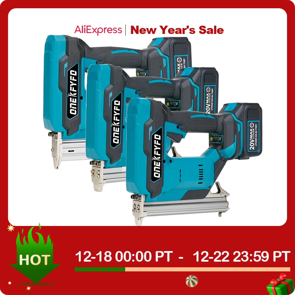 Straight-U-Staples-Brushless-Nail-Gun-Battery-Powered-Wireless-Cordless ...