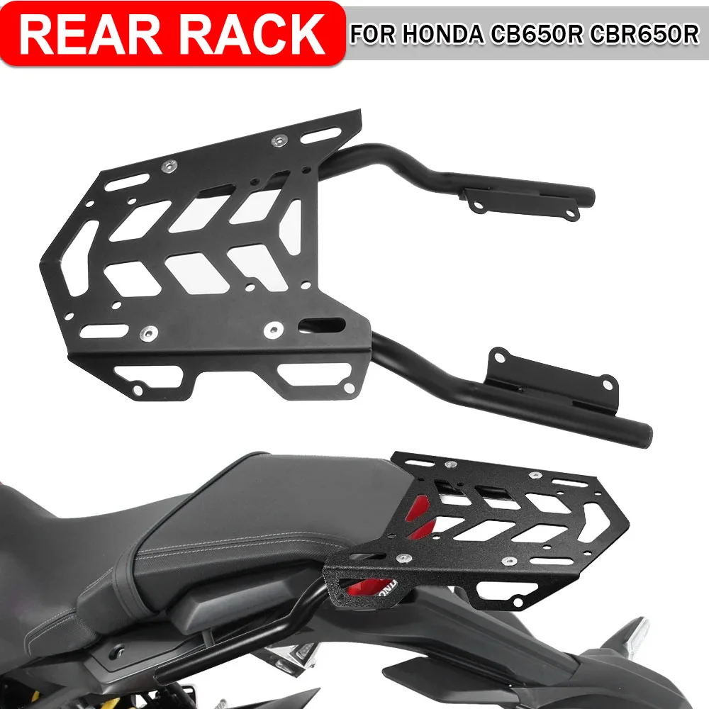 Motorcycle-Tail-Rack-Top-Case-Box-Cargo-Support-Holder-For-Honda-CB650R ...