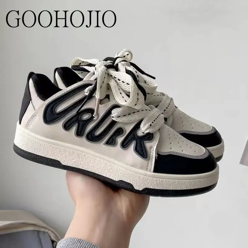 New-Design-College-Style-Sneakers-All-match-Platform-Shoes-Women ...