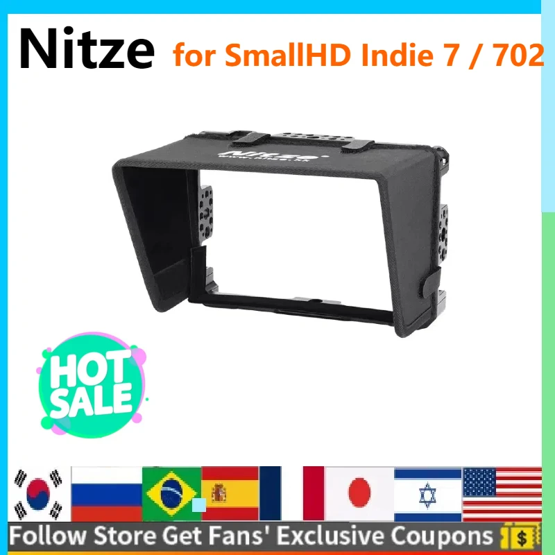 Jaula-Nitze-para-SmallHD-Indie-7-702-Monitor-t-ctil-de-7-con-cap-solar ...