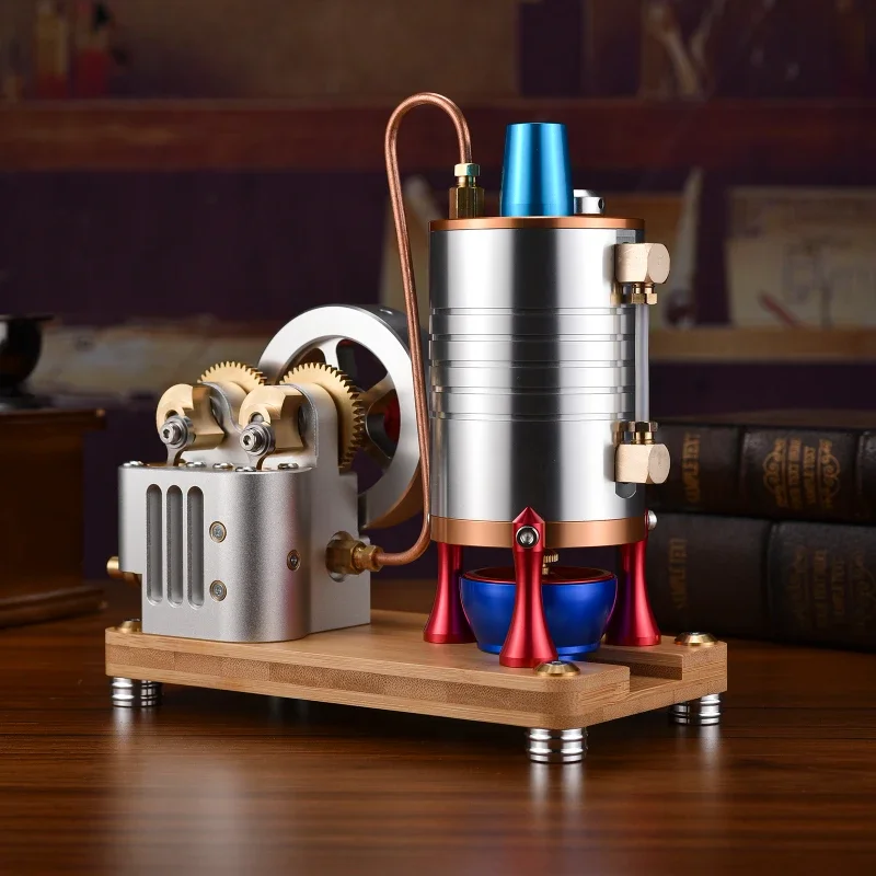 K007-Startable-Steam-Engine-Model-Kit-Vertical-Retro-with-Heating ...