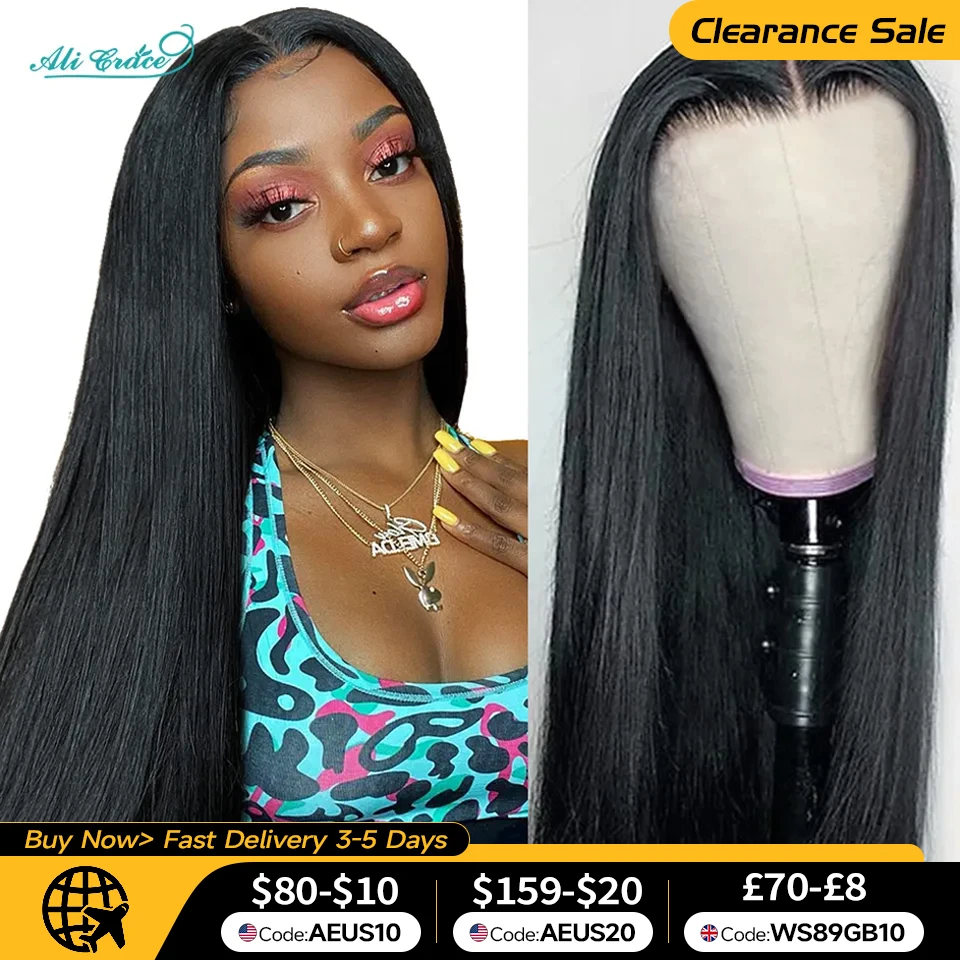Ali-Grace-Straight-Human-Hair-Wigs-5x5-Glueless-Lace-Closure-Wig-180 ...