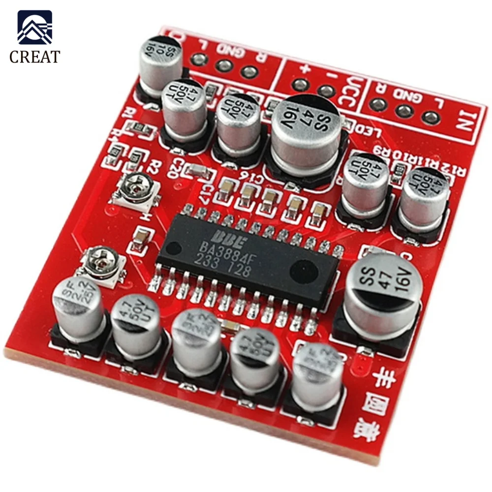 1PC-BA3884F-Tone-Board-Preamplifier-BBE-Sound-Effect-Exciter-DIY-Module ...
