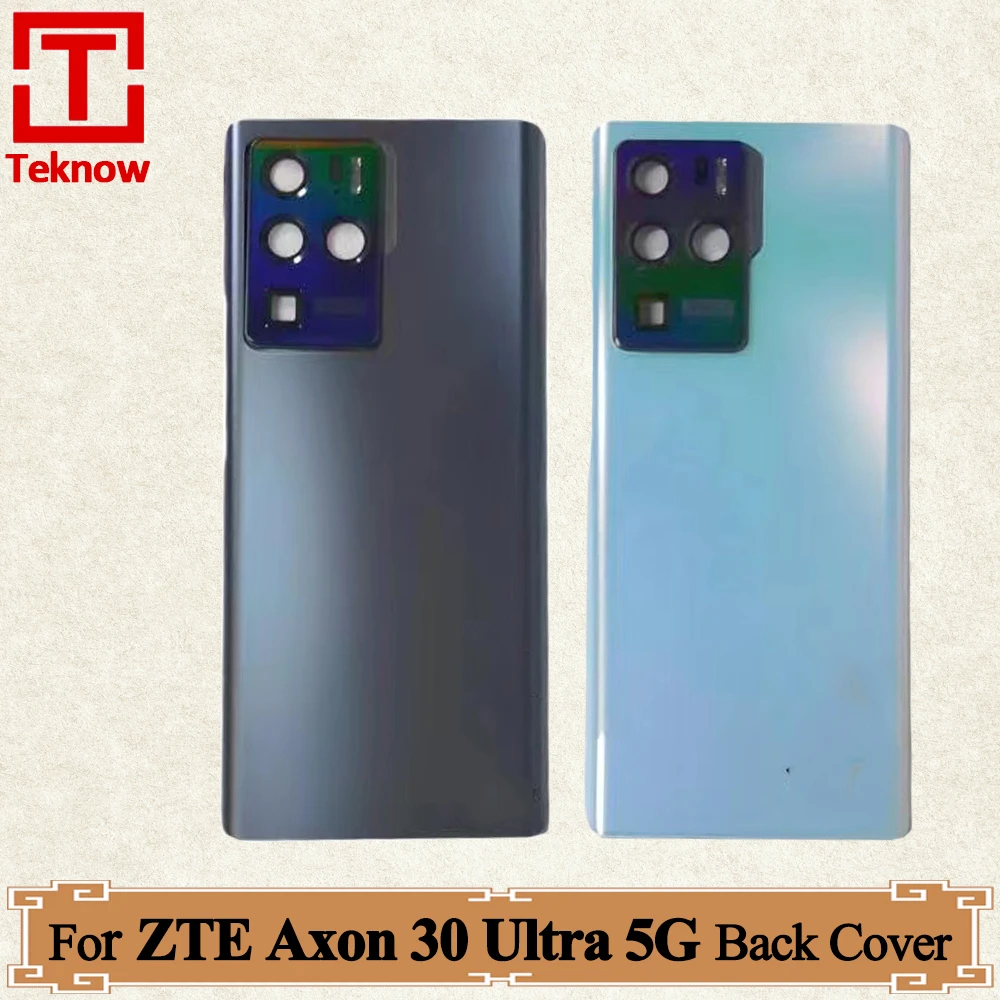 Original New For ZTE Axon 30 Ultra 5G Glass Back Cover For Axon 30Ultra ...