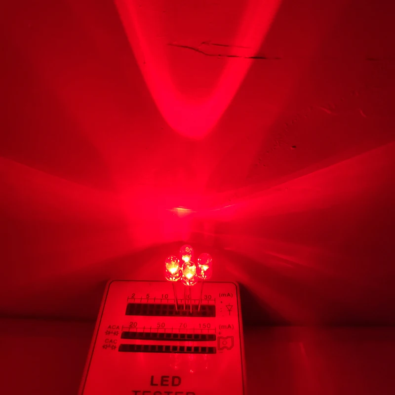 50pcs Led Diodes Candle Red Flashing Led 5mm Diodo 5mm Led Red Flicker ...