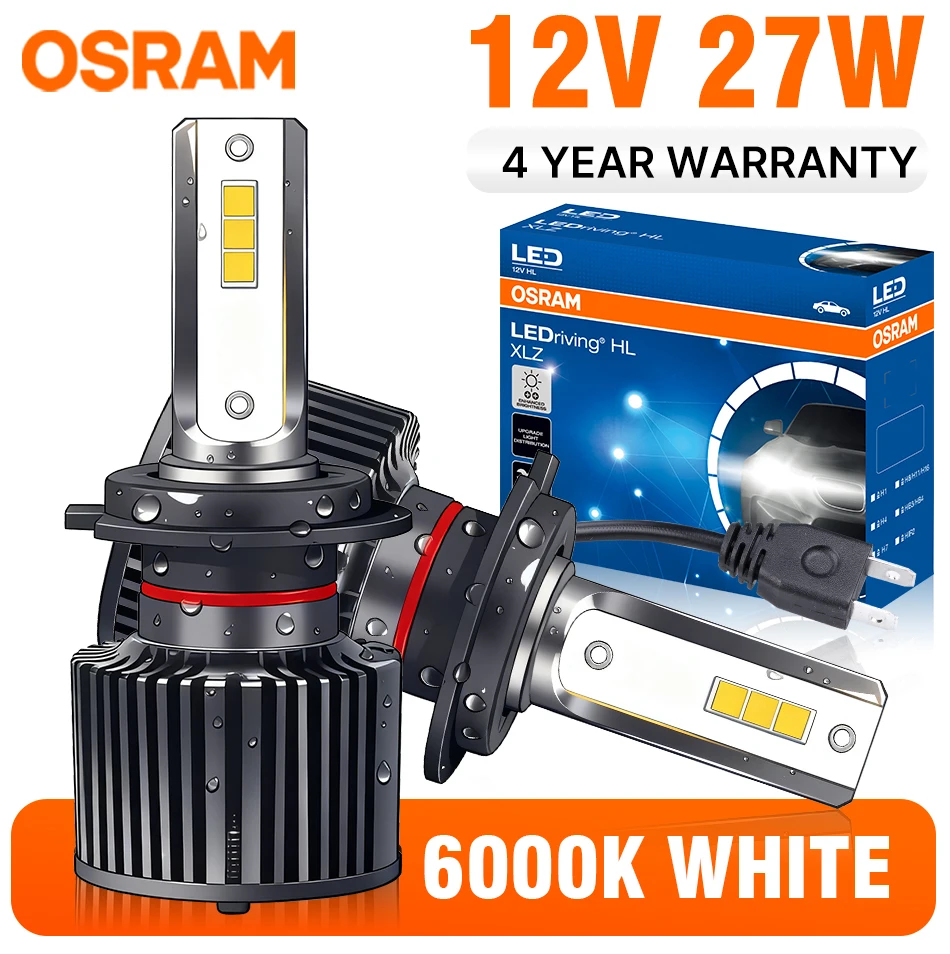 OSRAM H4 H7 H11 H8 H1 Led Headlight Bulbs 9005/HB3 9006/HB4 9012 HIR2 ...