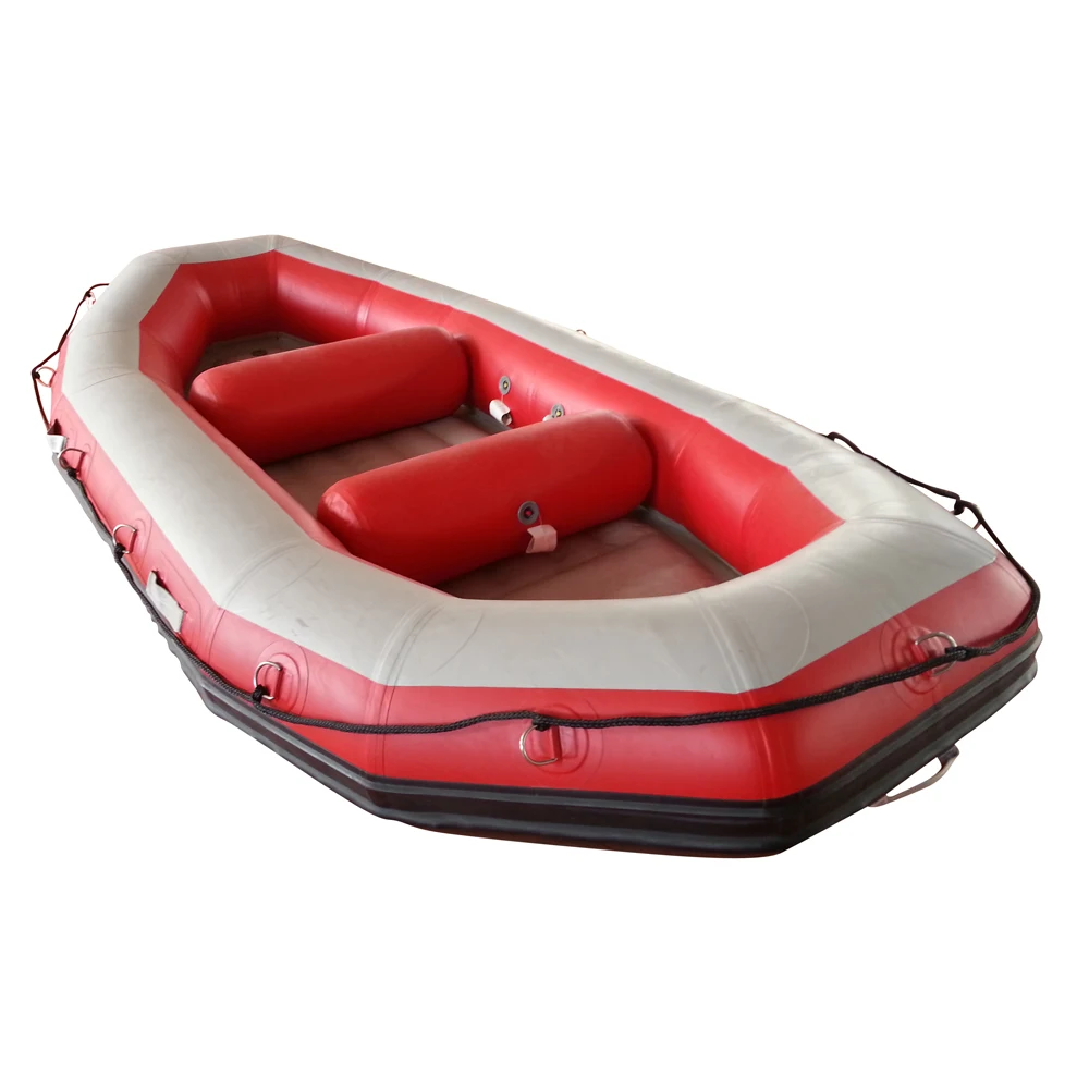 2024 1.2 Mm Pvc Self-Bailing Inflatable Whitewater River Rafts Boat ...