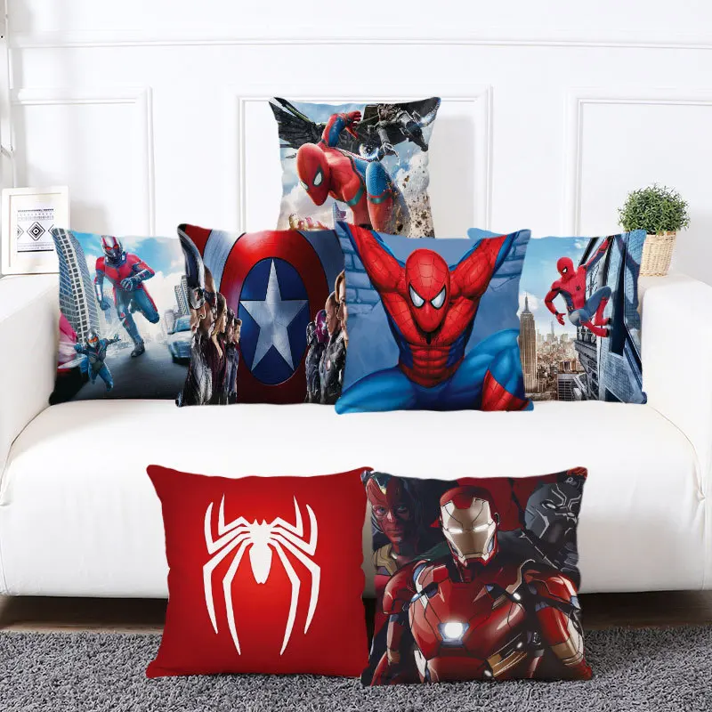 45-45cm-Marvel-Series-Full-Hero-Character-Print-Pillowcase-Disney ...