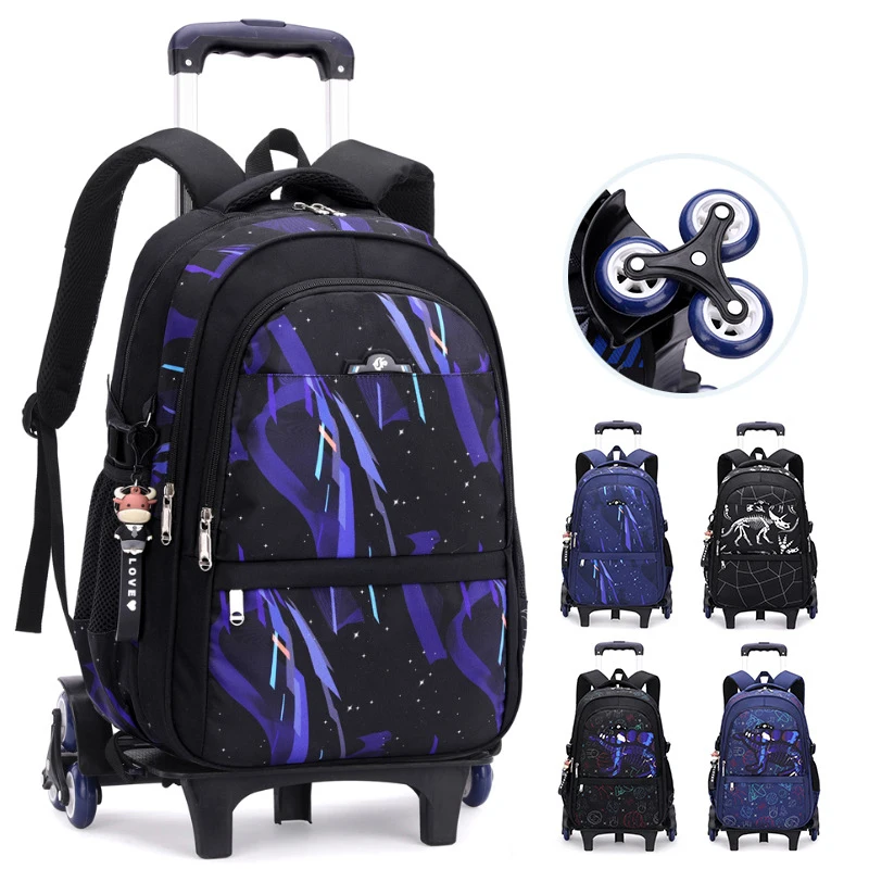 School-Rolling-Backpacks-School-bags-for-Boys-Trolley-with-Wheels ...