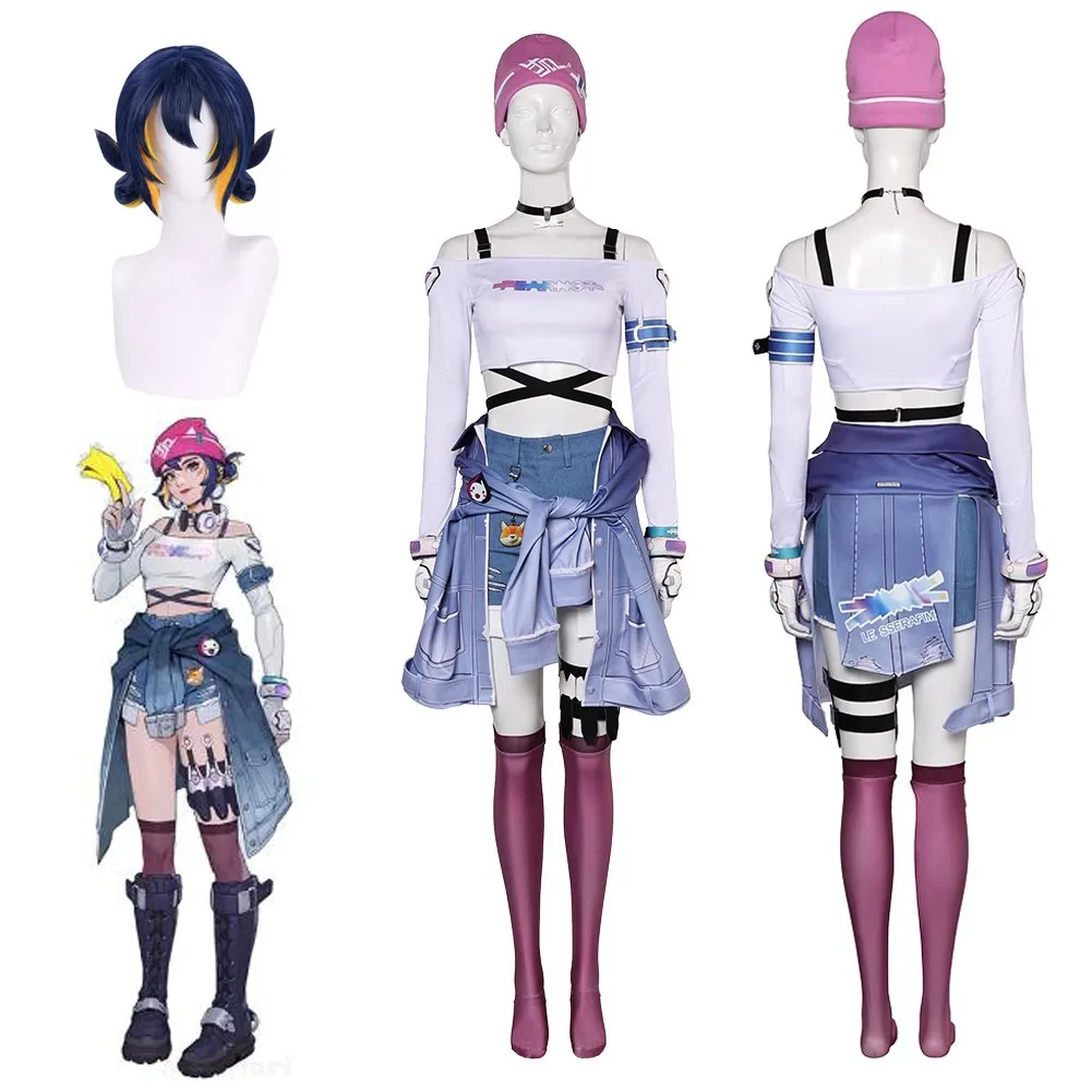 Game-OW-Kiriko-Jacket-Cosplay-Costume-Women-Disguise-Hat-Gloves-Outfits ...