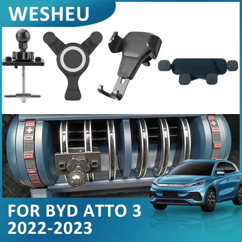 For-BYD-ATTO3-Mobile-Phone-Magnetic-Holder-BYD-ATTO3-Gravity-Clip ...