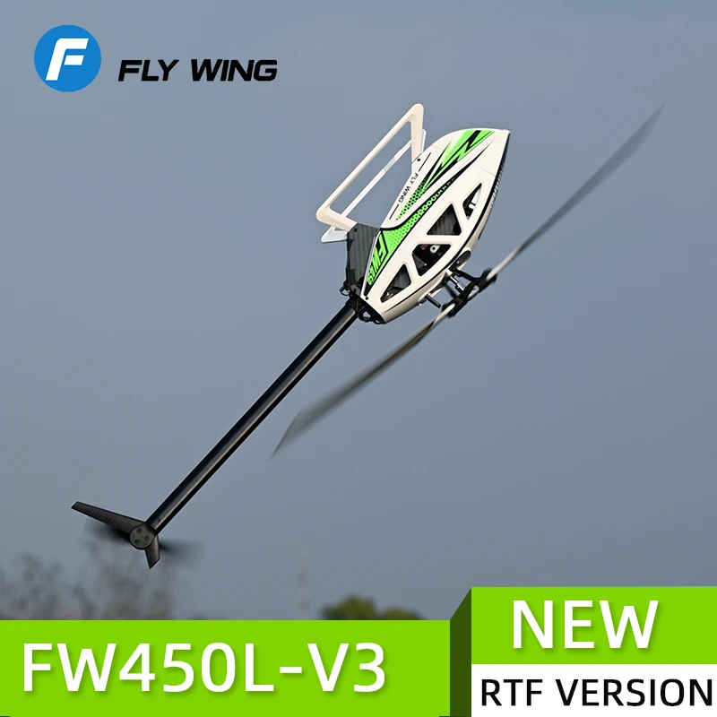 FLYWING FW450 RC 6CH 3D FW450L V3 Smart GPS FBL Gyro Helicopter RTF H1 ...