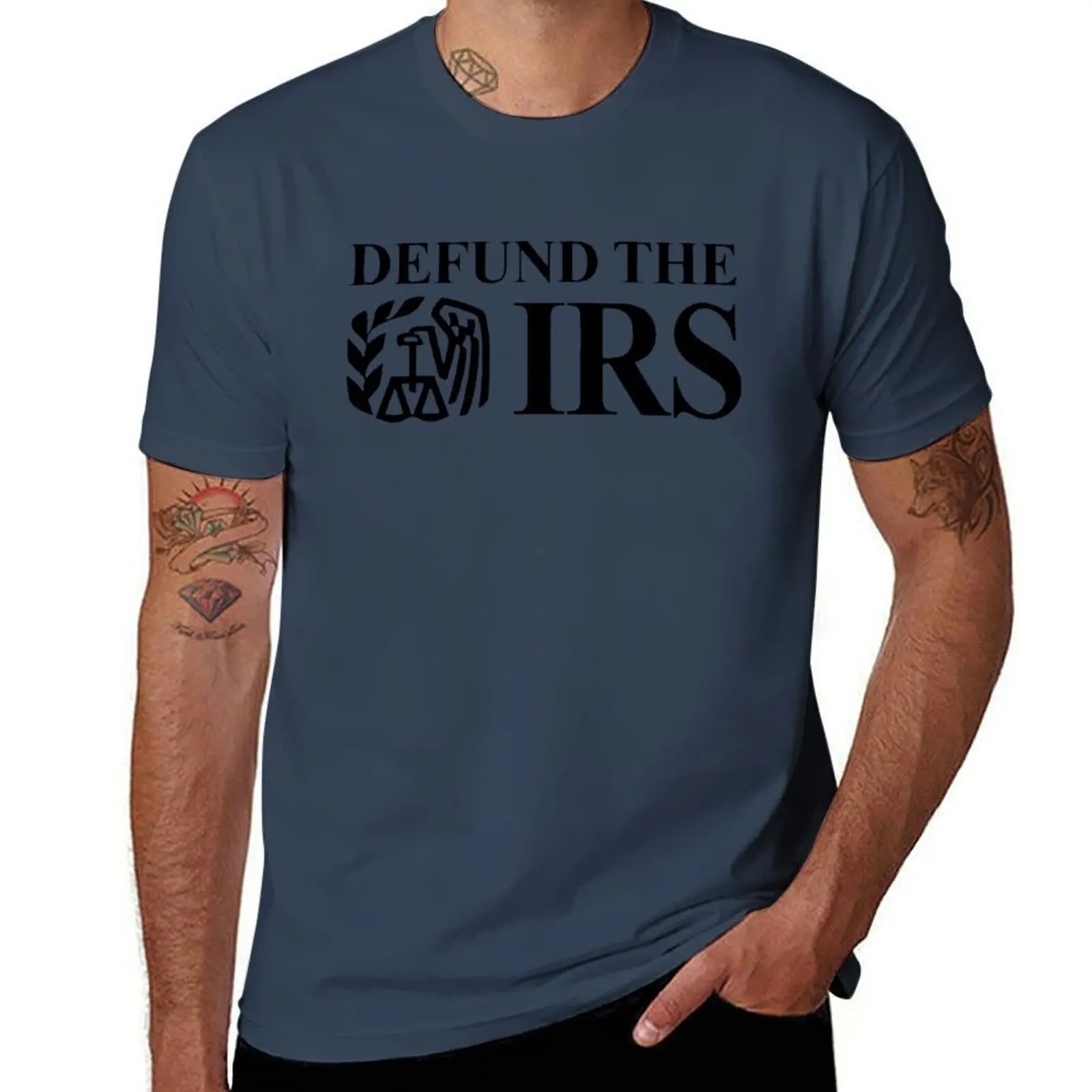 defund the irs T-Shirt Water Resistant Casual T-Shirt - AliExpress ...