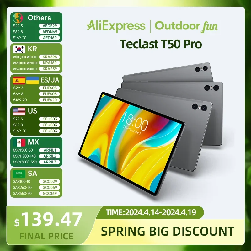 Tablet-Teclast-T50-Pro-11-2000x1200-T50-Pro-MTKG99-Android-14-8GB-12GB ...