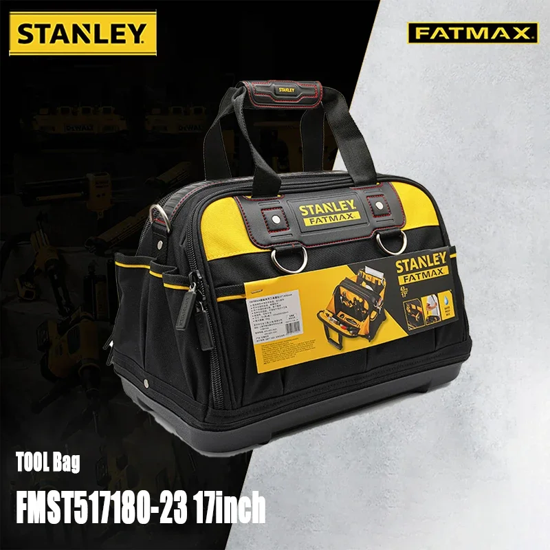 Stanley FMST517180 Portable Tool Handbag Hard Bottom Double Open Double ...