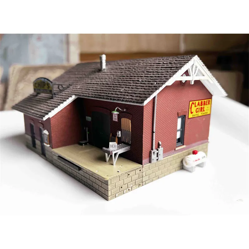 1-87-HO-Scale-Building-Model-Bakery-Buliding-Model-Model-Miniature ...