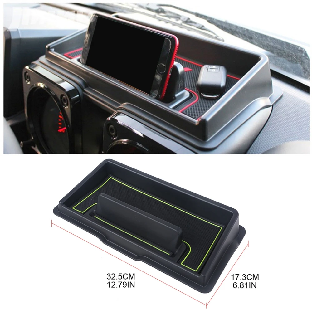 Car Interior Dashboard Storage Box For Suzuki Jimny 2019 2020 Tray Phone Holder Stander Organize ...