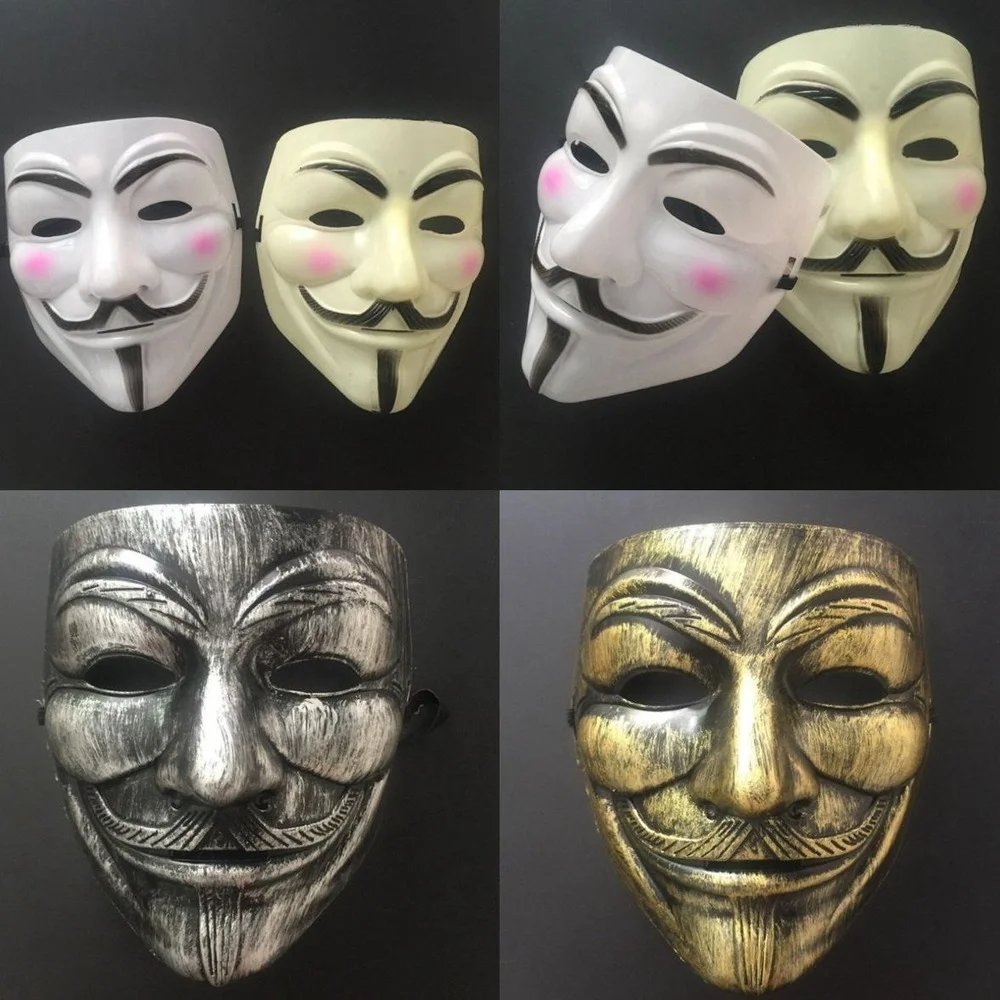 Máscara de Halloween de cara completa, máscara de Halloween, Vendetta ...