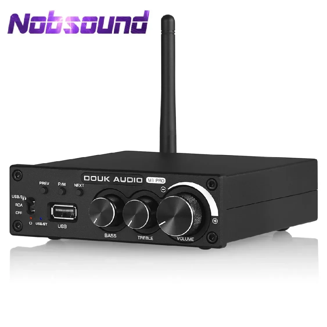 Nobsound-Bluetooth-5-0-Power-Amplifier-320W-Stereo-2-0-Channel ...