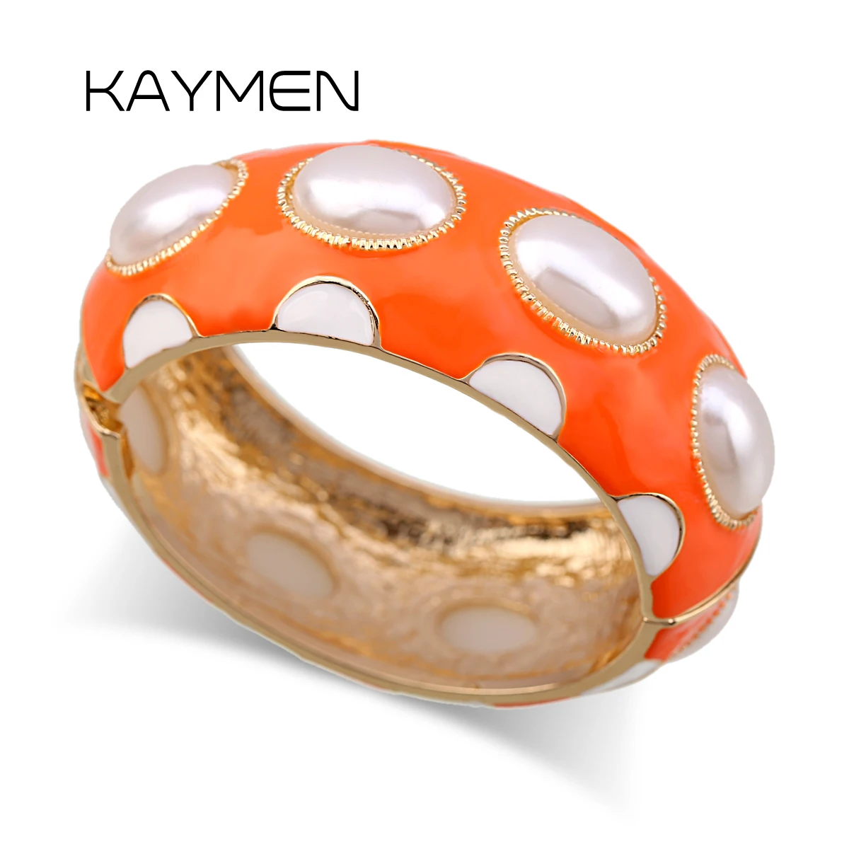 KAYMEN-New-Fashion-Enamel-Colorful-with-Imitation-Pearls-Statement ...