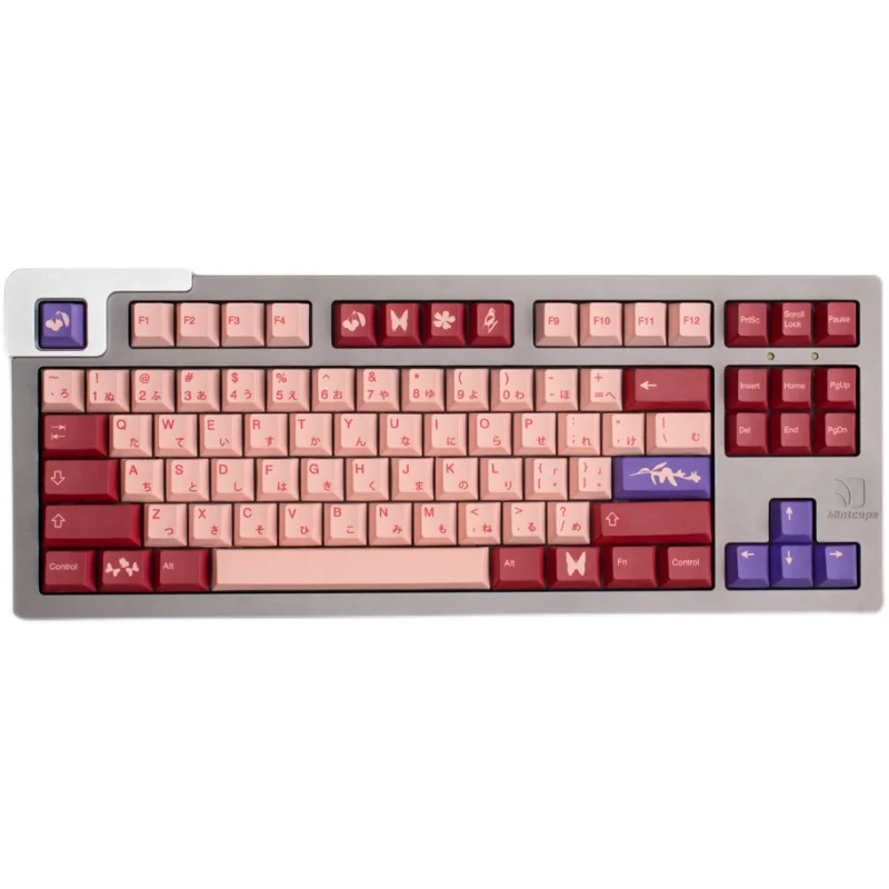 GMK-Blossom-Keycaps-Pink-Original-Factory-Height-PBT-Sublimation-Large ...