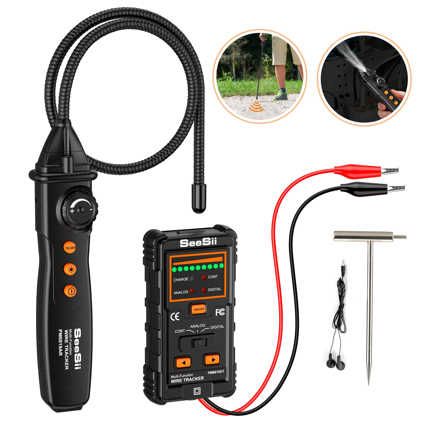 Underground-Cable-Locator-Wire-Tracer-Detector-with-Earphone-Test-for ...