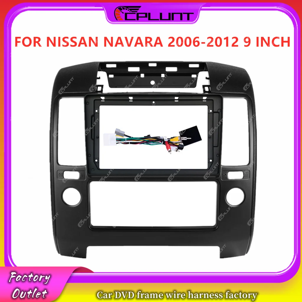 CPLUNT-2-Din-Car-Stereo-Radio-Frame-Fascia-Adapter-For-NISSAN-NAVARA ...