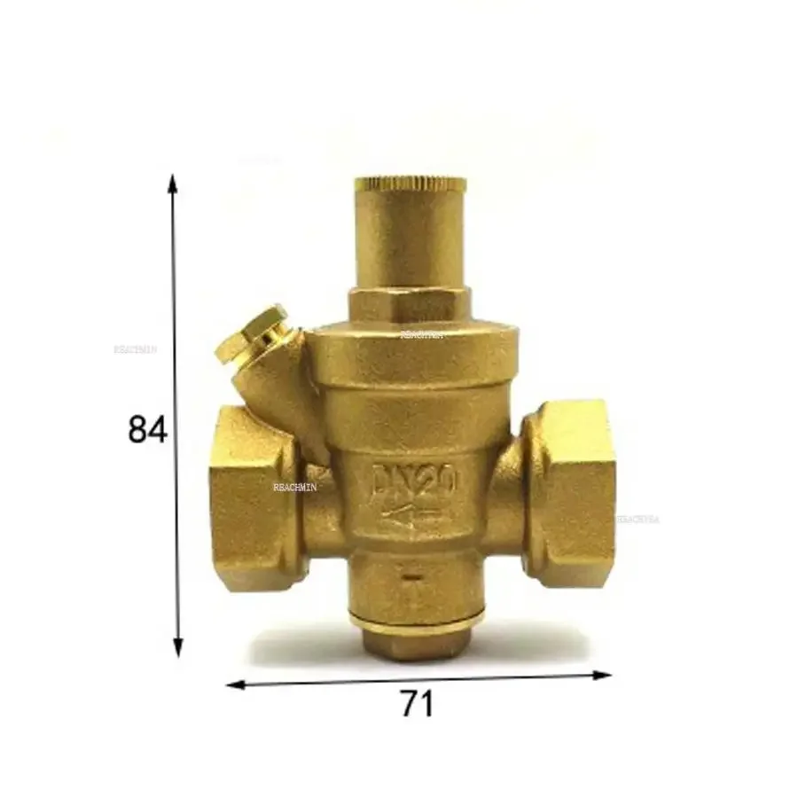 DN20-3-4-BSPP-Female-Brass-Pressure-Relief-Valve-Safety-Adjustable-Body ...