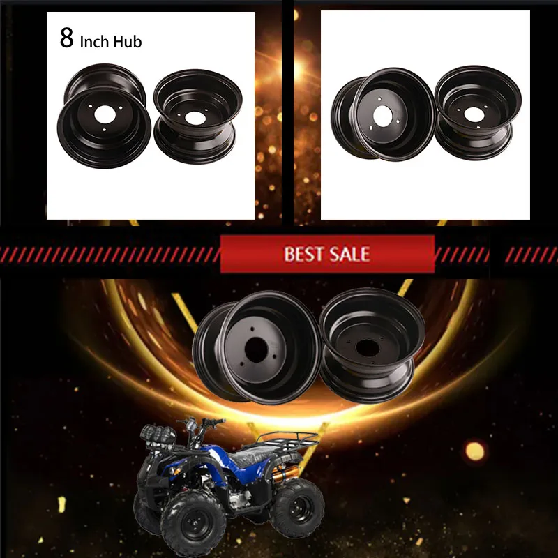 LING QI Four-wheel Rims 8 Inch Three-hole Wheel Hubs Are Suitable For ...