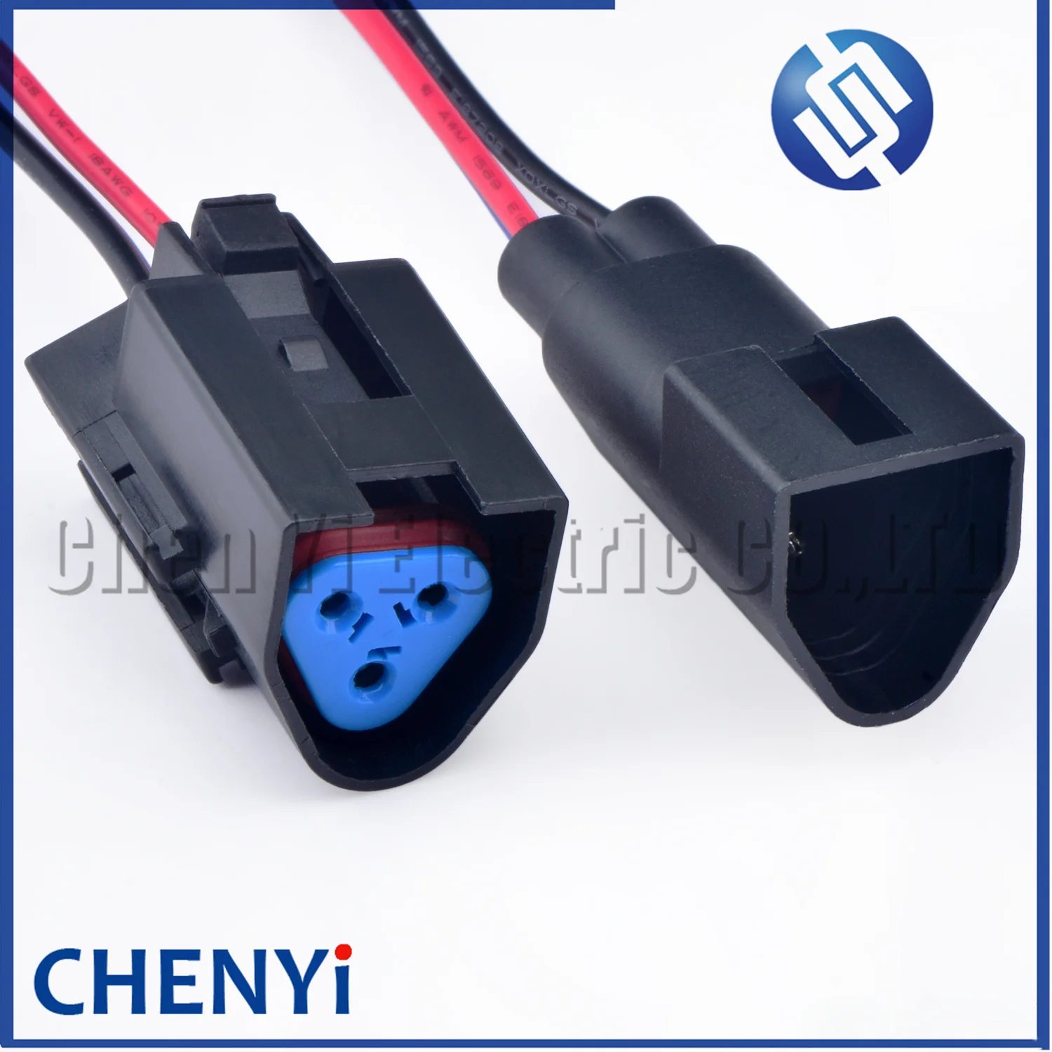 3-Pin-Auto-Waterproof-Connector-male-or-female-Automobile-Triangle-Wire ...