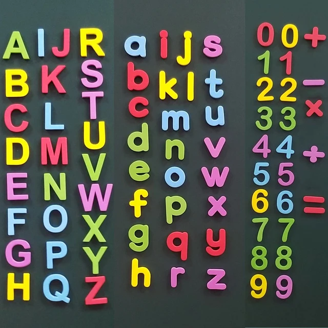 24-76pcs Magnetic Alphabet Letters EVA Foam Refrigerator Stickers ...