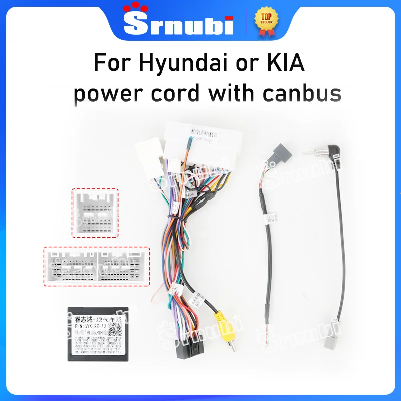 Srnubi Hyundai Or Kia Power Cable Cord With Canbus - Cables, Adapters ...