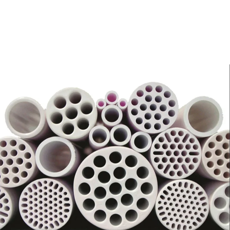 Porous refractory alumina inclined ceramic filter tube 95% 99% al2o3 ...