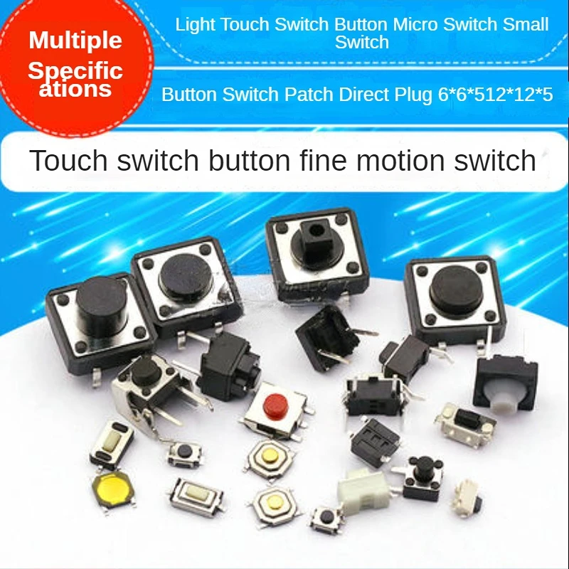 20PCS-Light-Touch-Switch-Button-Micro-Switch-Button-Switch-Patch-Is ...