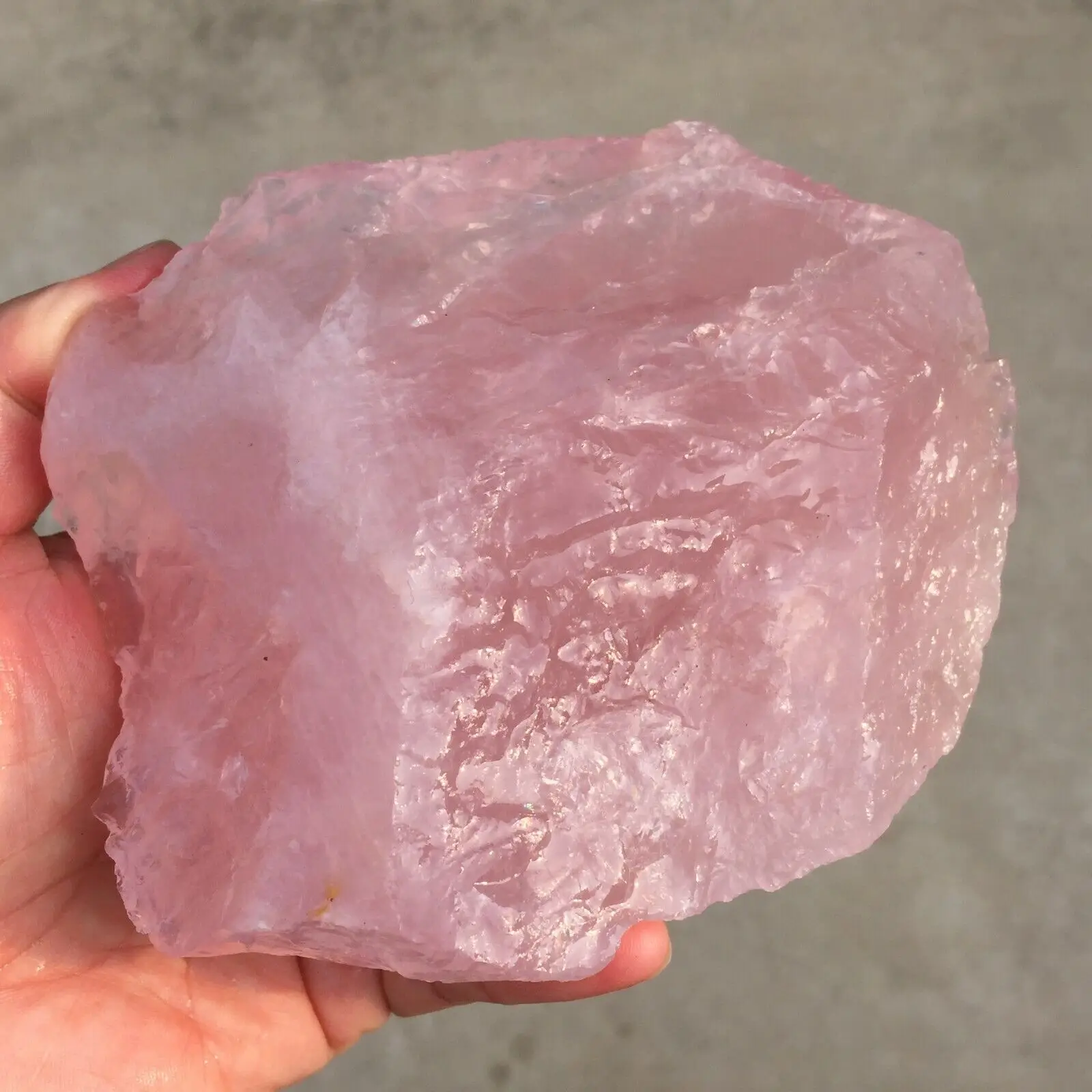 Natural-Big-Rose-Quartz-Stone-Raw-Crystals-Stones-Healing-Mineral ...