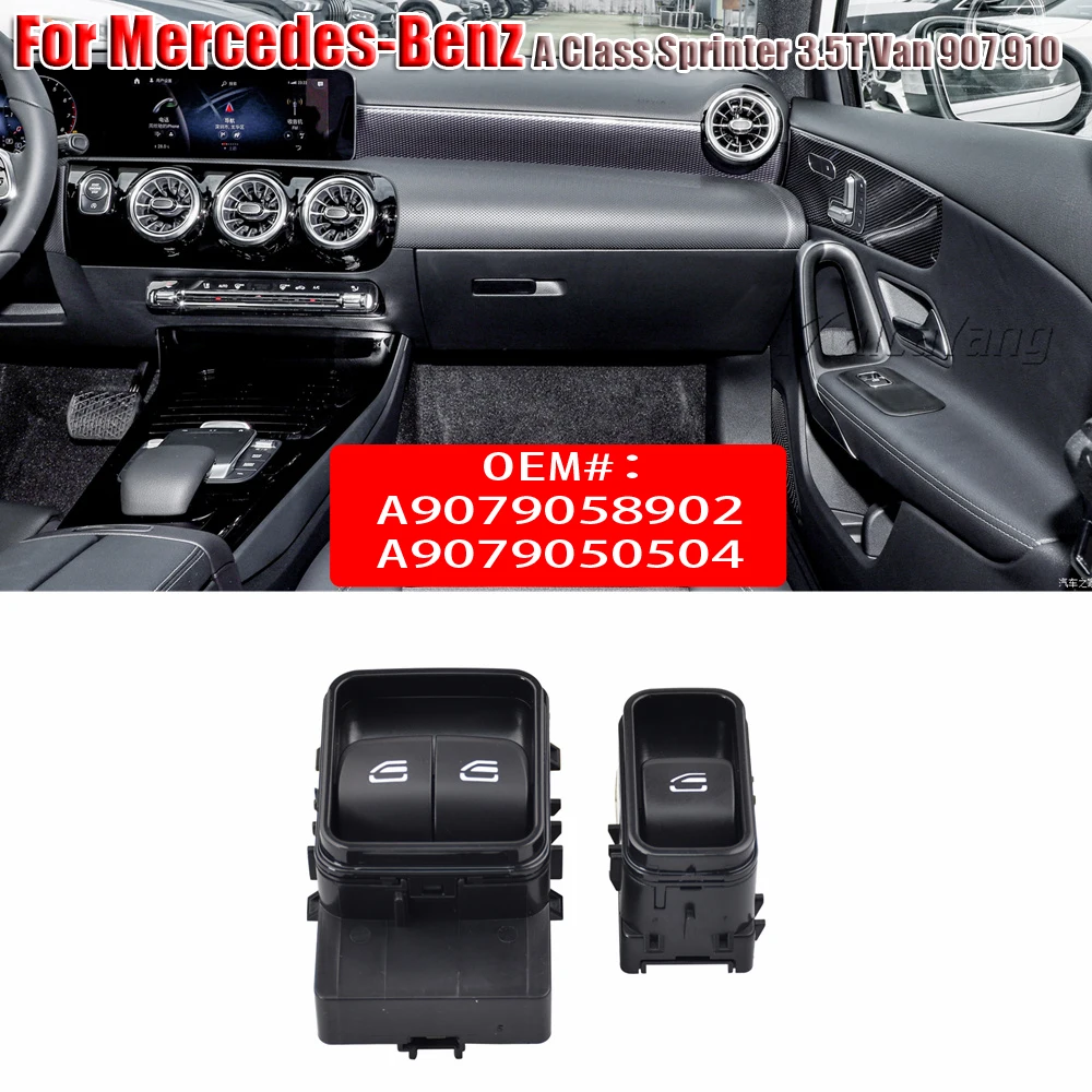 A9079058902 A9079050504 Window Switch Driver Side For Mercedes-Benz ...