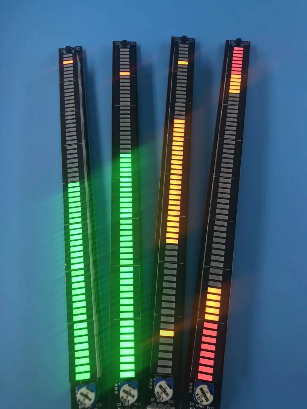 64-LED-Music-Spectrum-Mono-Audio-Atmosphere-Light-Level-Indicator ...