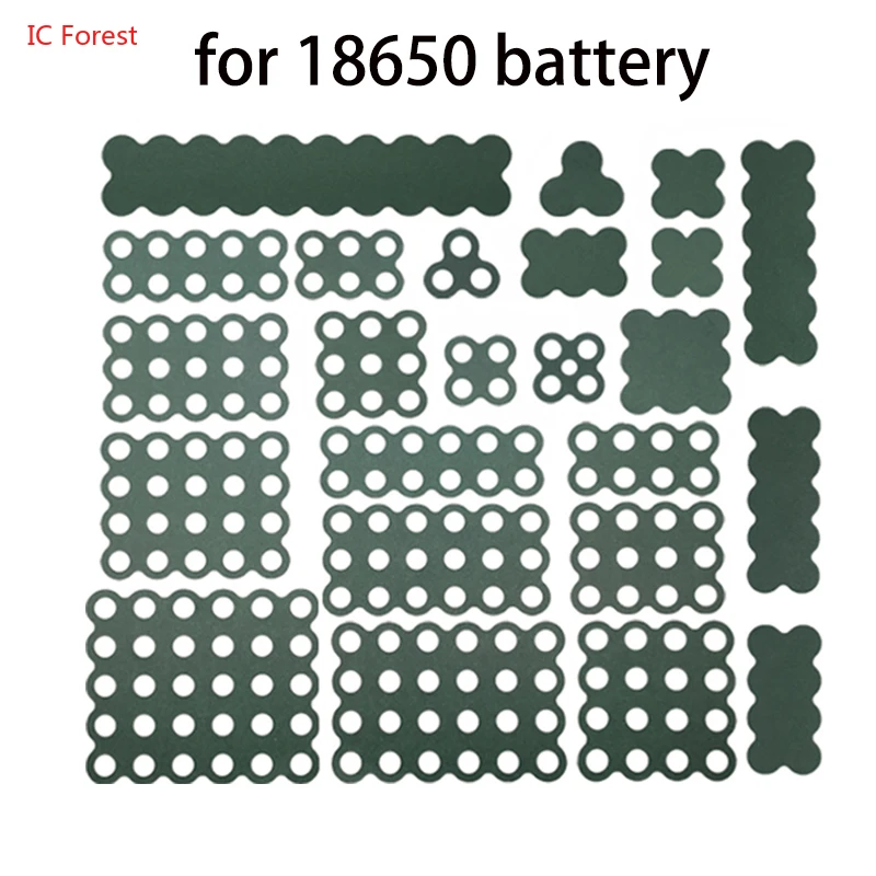 2P 3P 4P 5P 6P Hollow Solid 18650 Li-ion Battery Positive Insulating ...