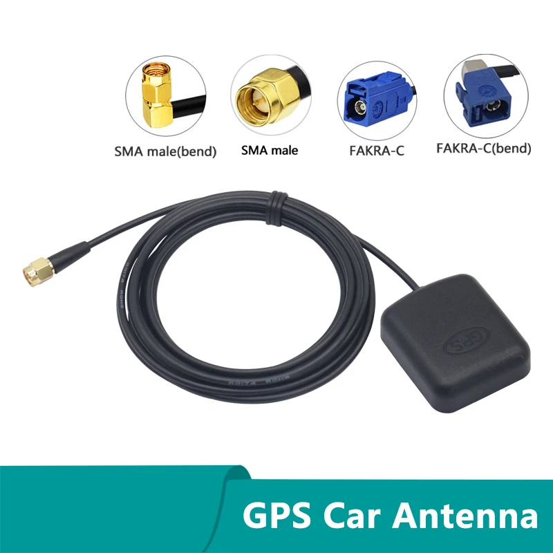 GPS-Active-Aerial-Antenna-SMA-Fakra-C-Connector-3M-Extension-Cable ...