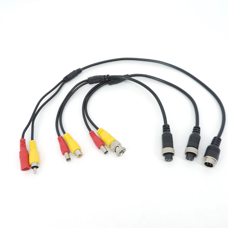 Кабель-переходник M12 4Pin на BNC DC RCA 0,35 м | AliExpress