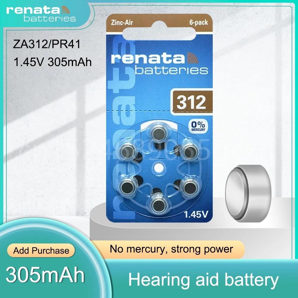 Renata-Zinc-Air-Hearing-Aid-Batteries-A312-312A-ZA312-312-PR41-Hearing ...