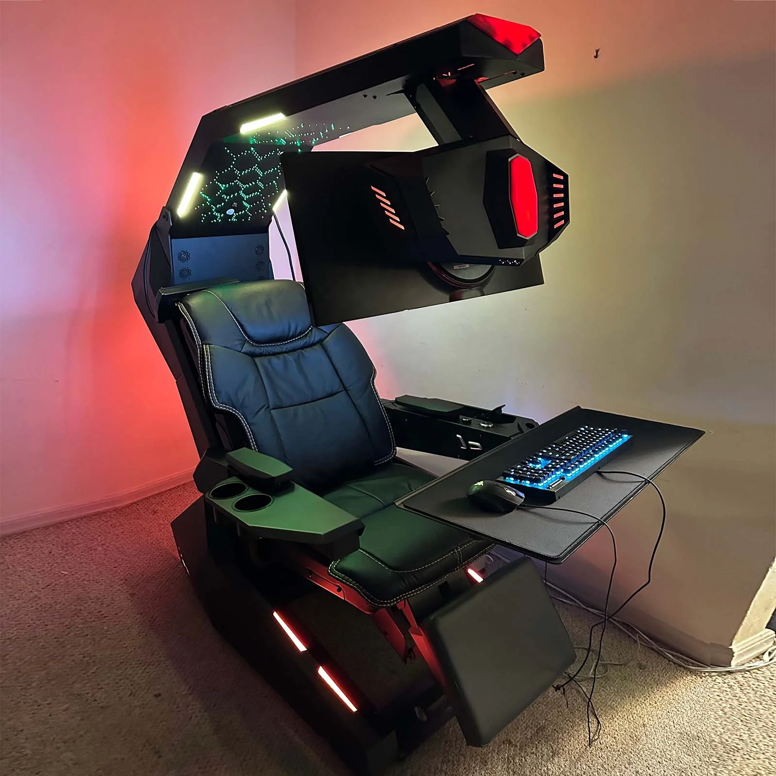 Zero gravity recline workstation chair GIMI gaming COCKPIT , works ...