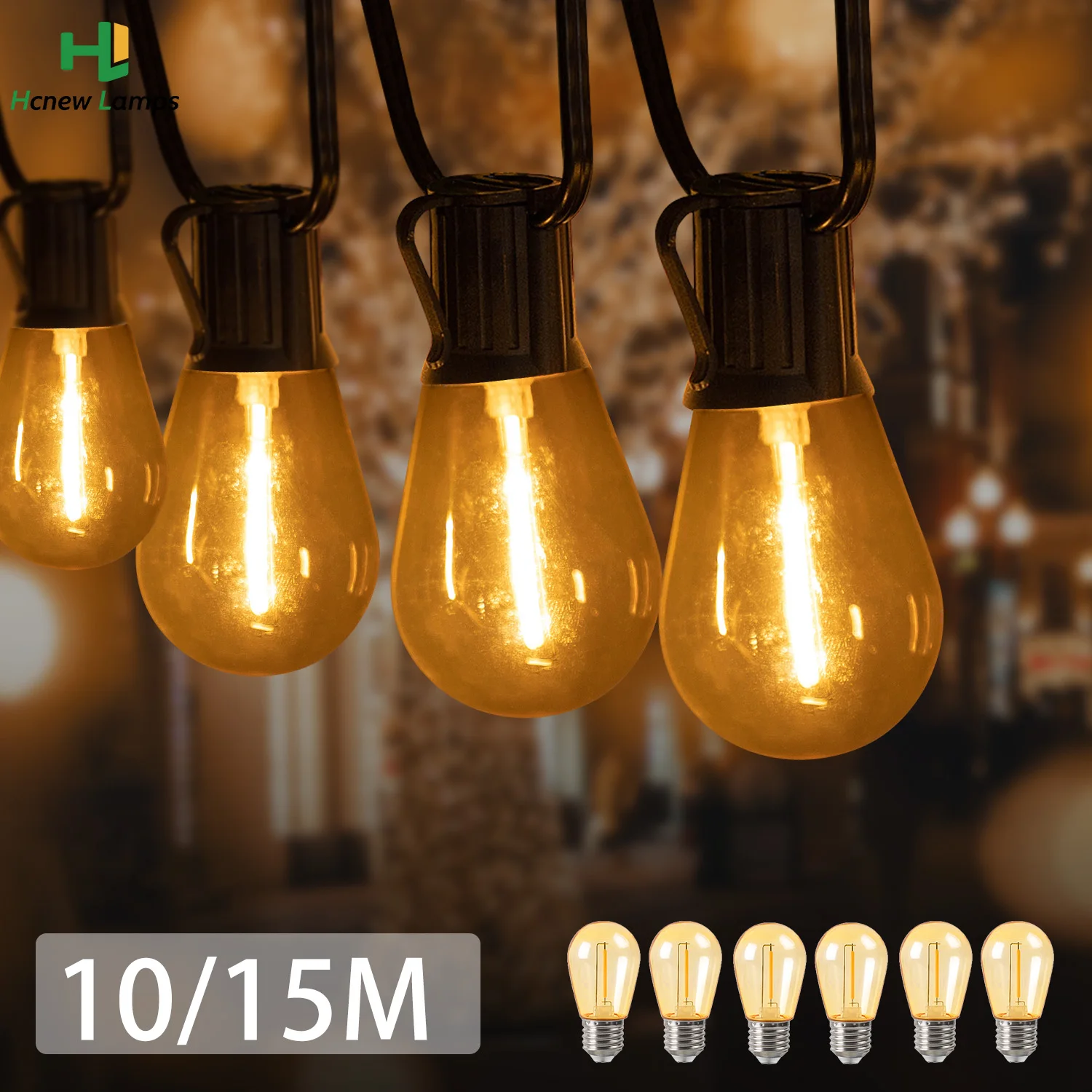 S14-Vintage-Garland-String-Light-Outdoor-LED-Light-E26-220V-1W-2W ...