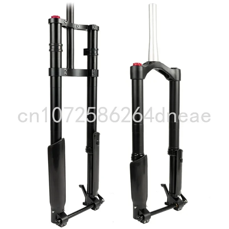 Electric-Snow-Fat-Bike-Inverted-Front-Fork-Fat-Tiers-Air-Suspension ...