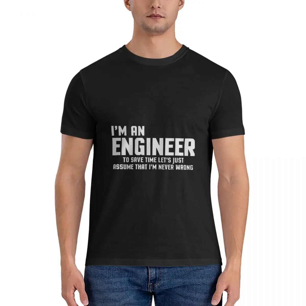 100-Cotton-I-m-An-Engineer-Funny-Quote-Active-T-shirt-Unisex-Fashion ...